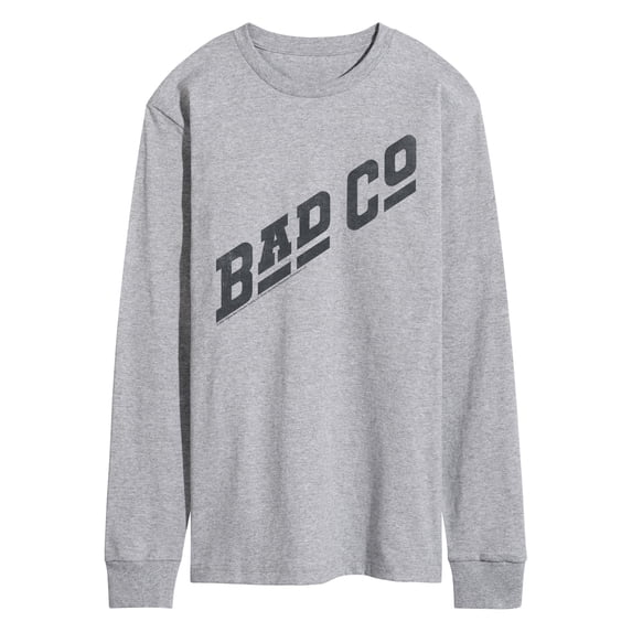 Bad Company - Logo Light - Men's Long Sleeve Graphic T-Shirt - Walmart.com