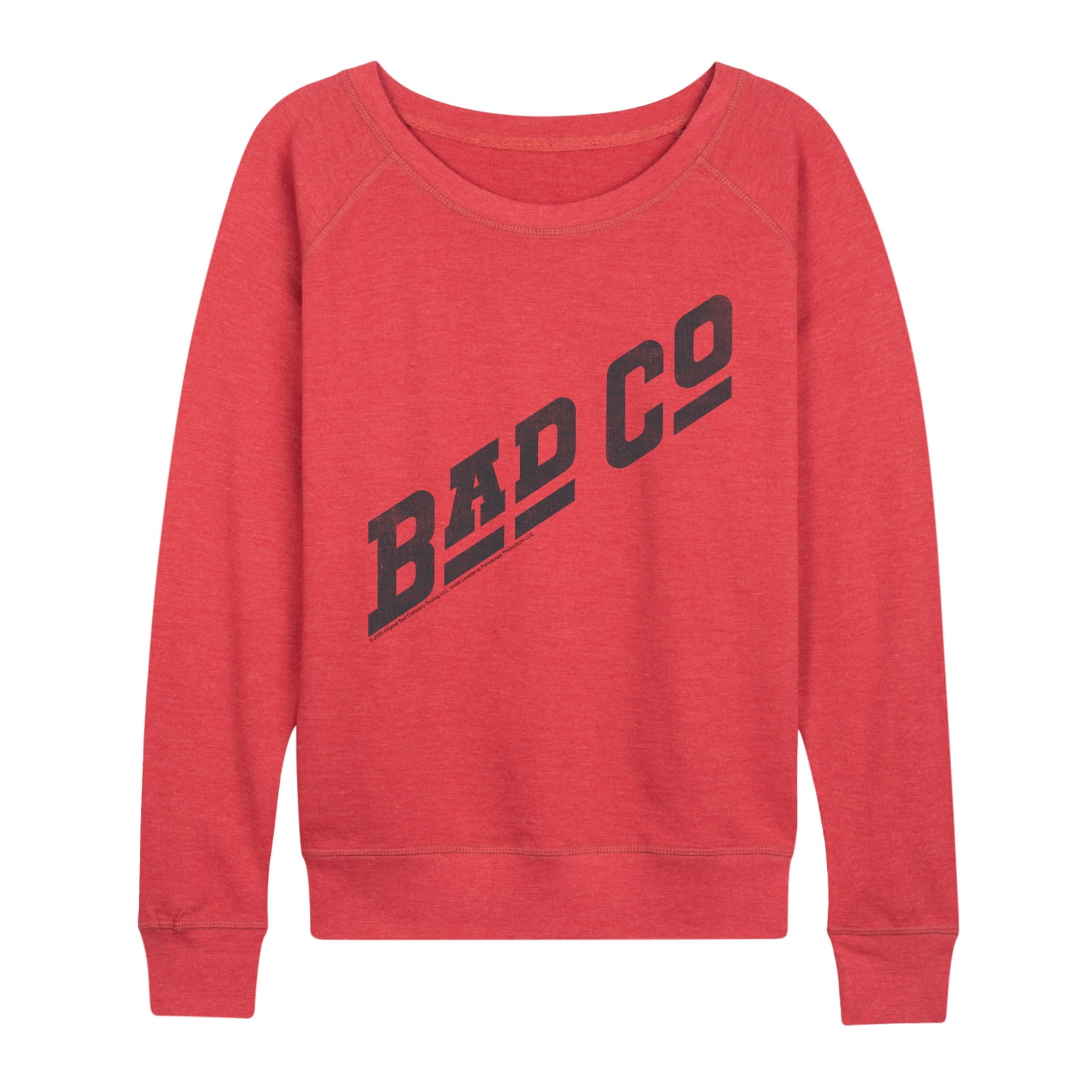 Bad Company - Logo Light - Women's French Terry Long Sleeve Pullover ...