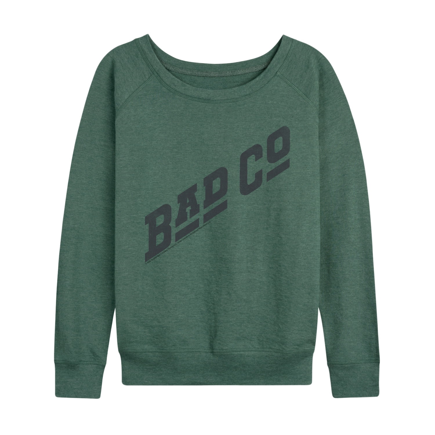 Bad Company - Logo Light - Women's French Terry Long Sleeve Pullover ...