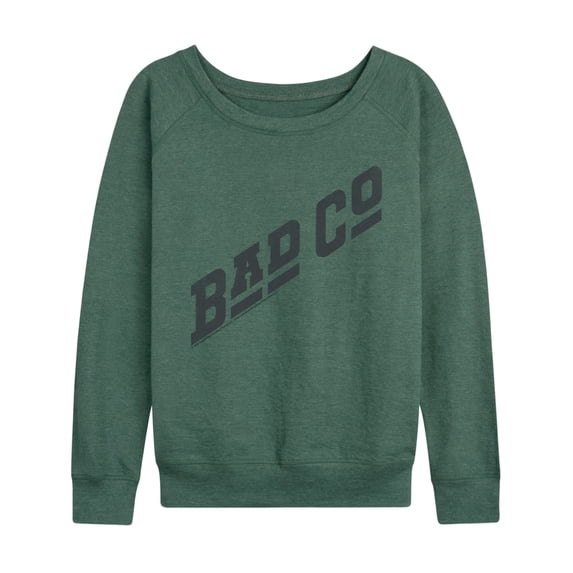 Bad Company - Logo Light - Women's French Terry Long Sleeve Pullover ...