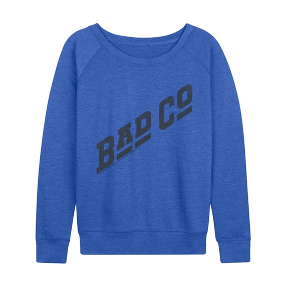 Bad Company - Logo Light - Women's French Terry Long Sleeve Pullover ...