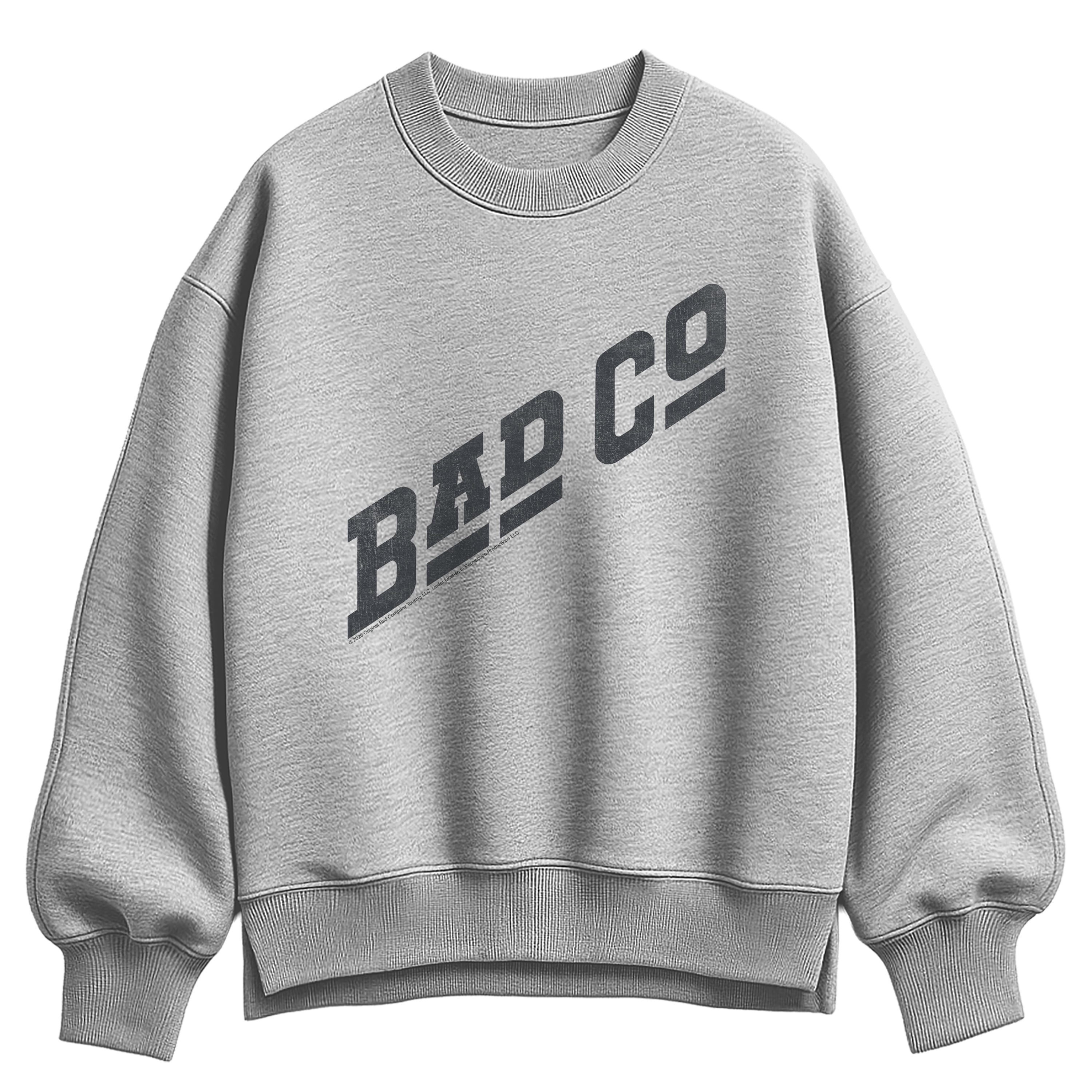 Bad Company - Logo Light - Women's Oversized Fleece Crew Sweatshirt ...