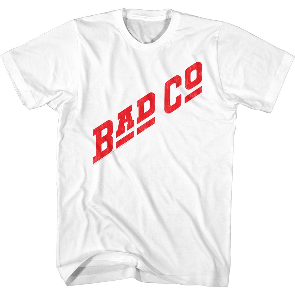 Bad Company Redlogo White Adult T-Shirt 4Xl - Walmart Business Supplies