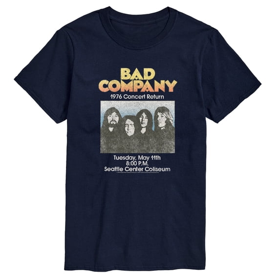Bad Company - Seattle Center - Men's Short Sleeve Graphic T-Shirt ...