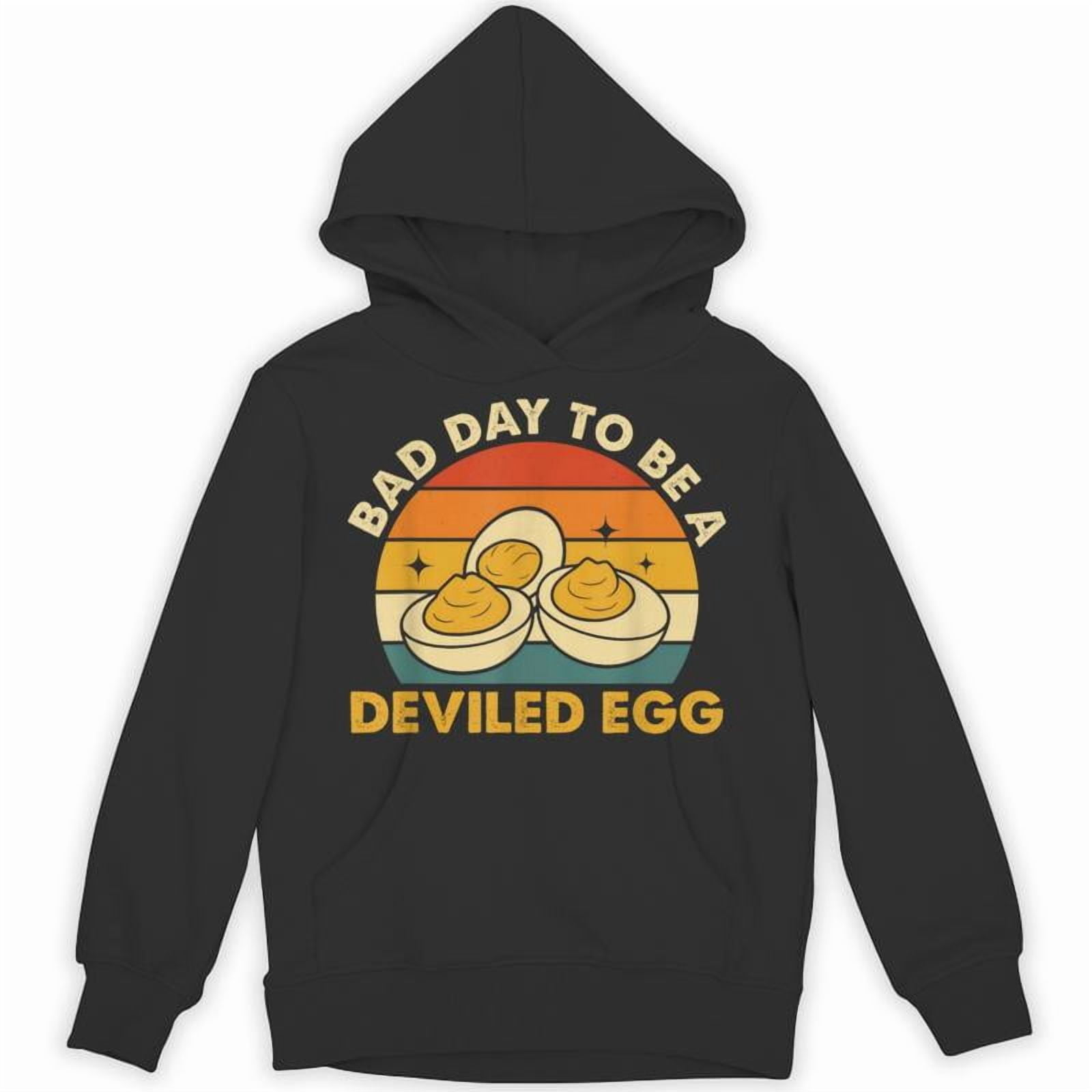 Bad Day To Be A Deviled Egg Retro Food Humor Funny Thanksgiving Dinner ...