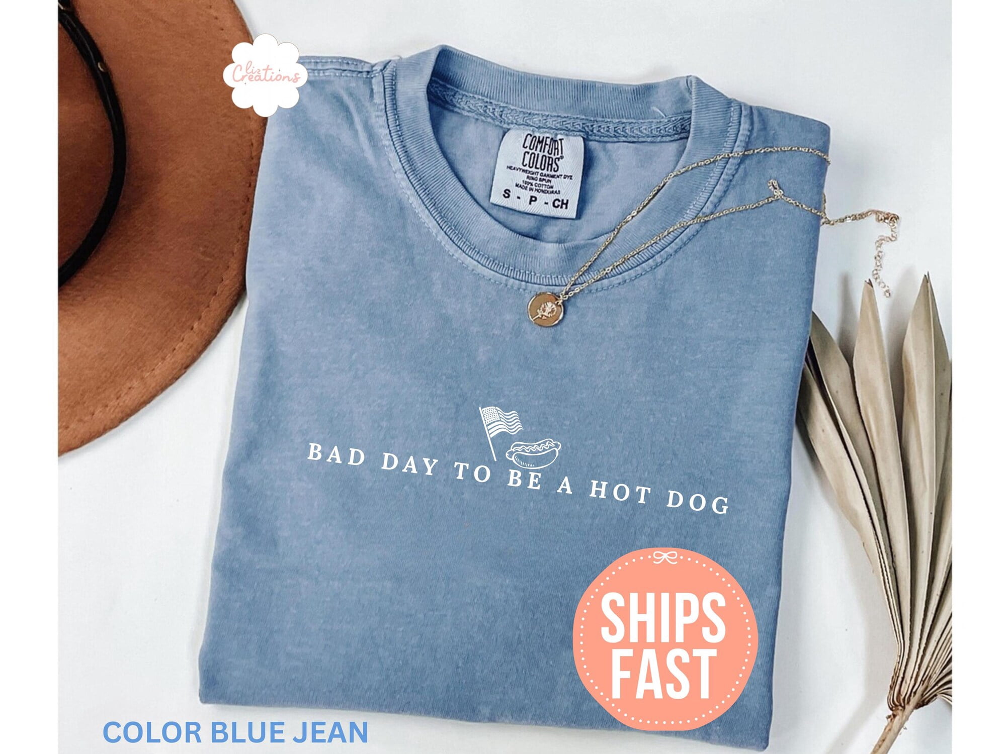 Bad Day To Be A Hot Dog Shirt Funny Hot Dog Tee 4th of July Shirt ...