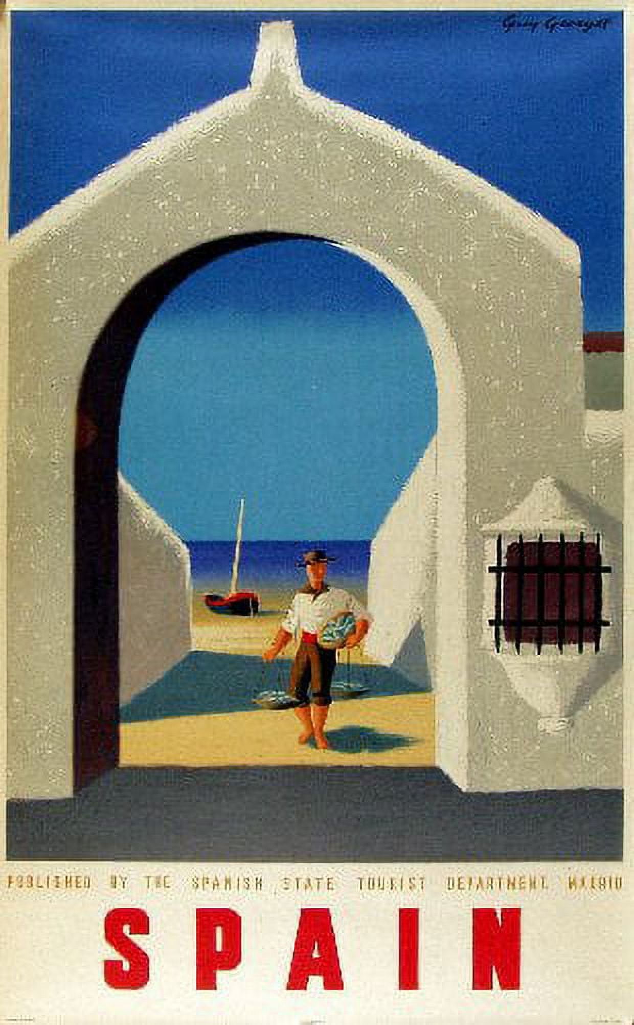 Bad Dog Posters Travel Agency Art Spain 16inx24in Mini Art Poster 16x24 ...