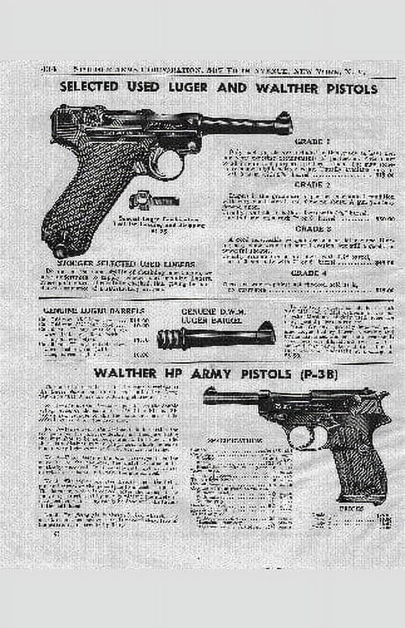 Bad Dog Posters War Pistols Walther P-38 Ad 16inx24in Mini Art Poster ...