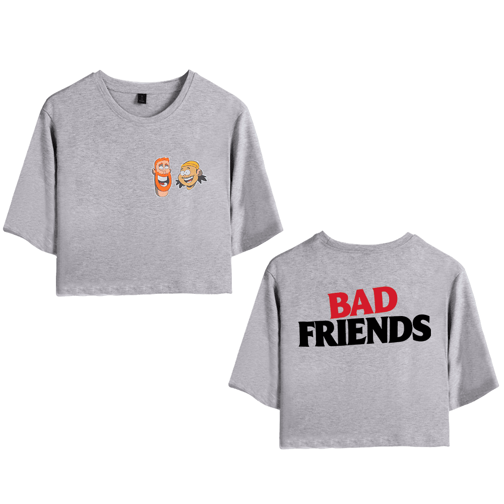 Bad Friends Merch Bad Friends Classic Crop Top T-shirt Shorts Suits ...