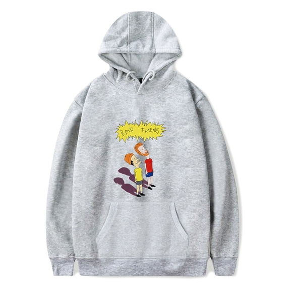 Bad Friends Merch Cartoon Classic Funny Hoodie Long Sleeve Pullovers ...