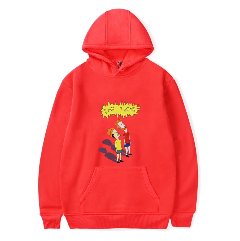 Bad Friends Merch Cartoon Classic Funny Hoodie Long Sleeve Pullovers ...