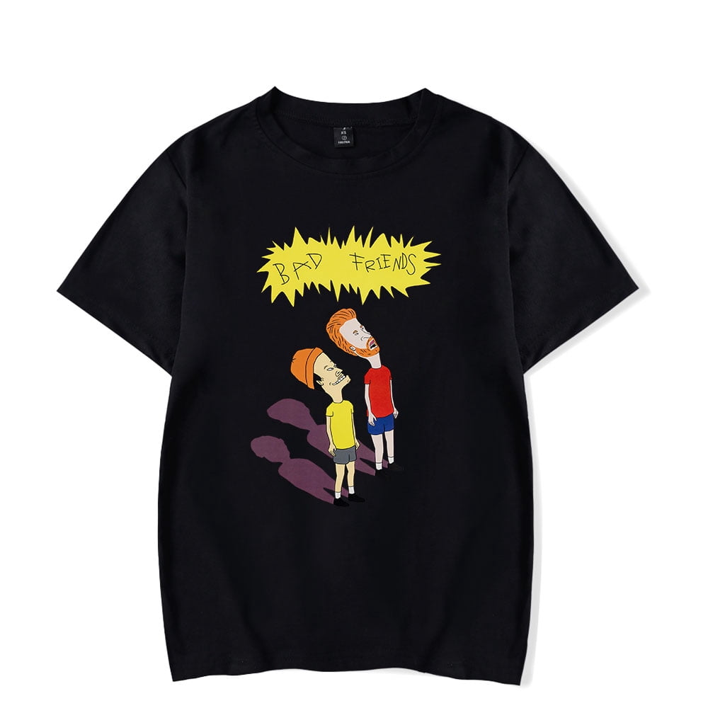 Bad Friends Merch Cartoon Classic Funny T-Shirt Show Short Sleeve ...