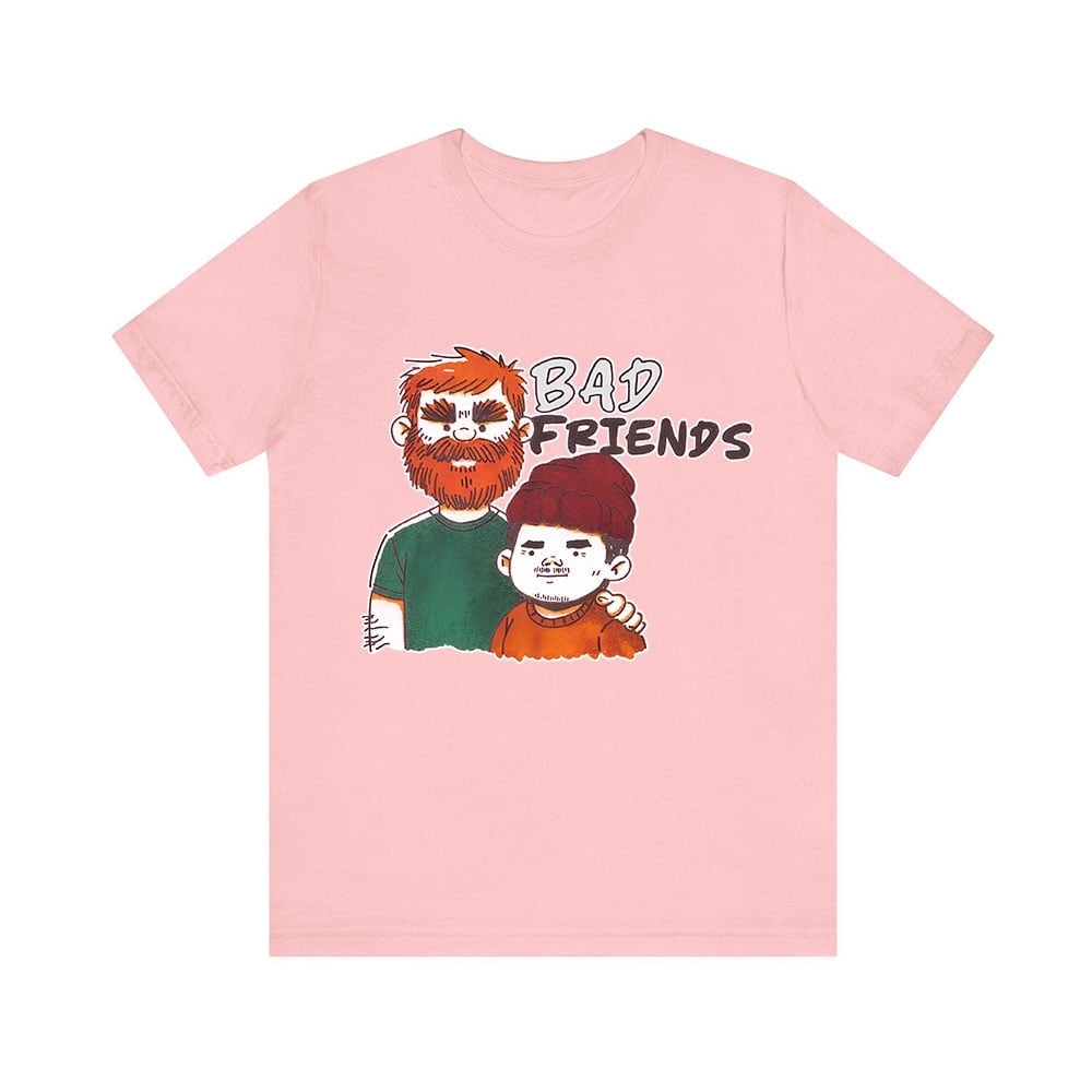 Bad Friends Merch Hairy Tee Printed Shirt Unisex Men Women T-shirt ...