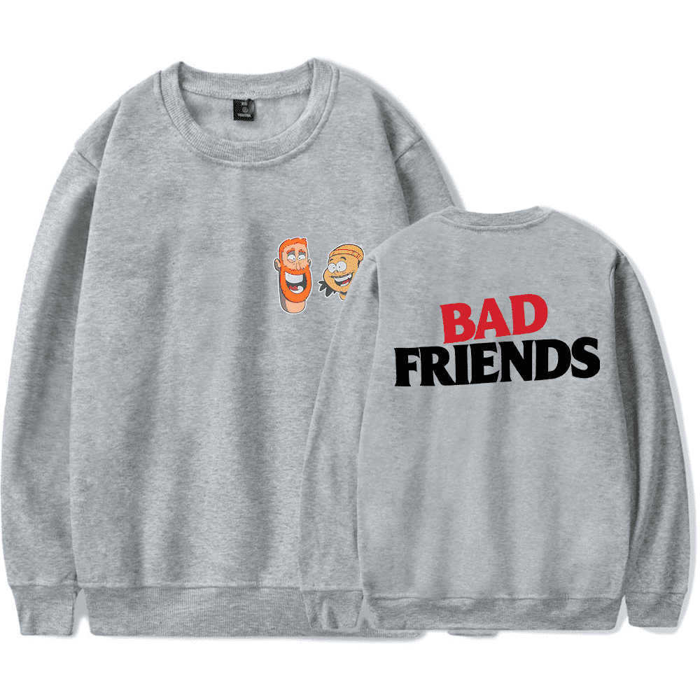 Bad Friends Merch Sweatshirt Bad Friends Classic Crewneck Unisex Long ...