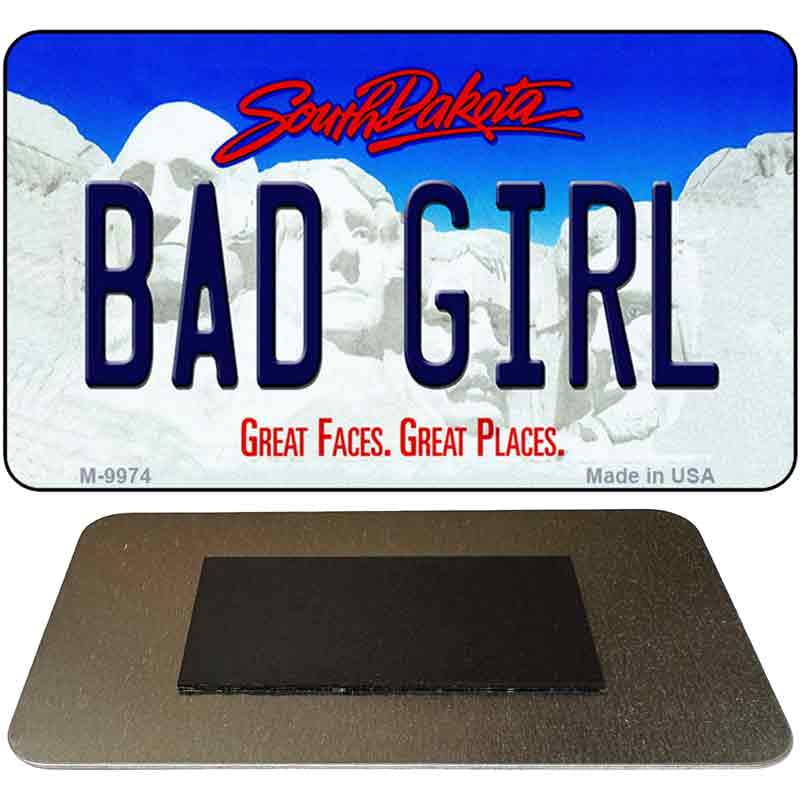 Bad Girl South Dakota State Magnet Novelty M-9974 3.5" x 2" Magnet (M ...