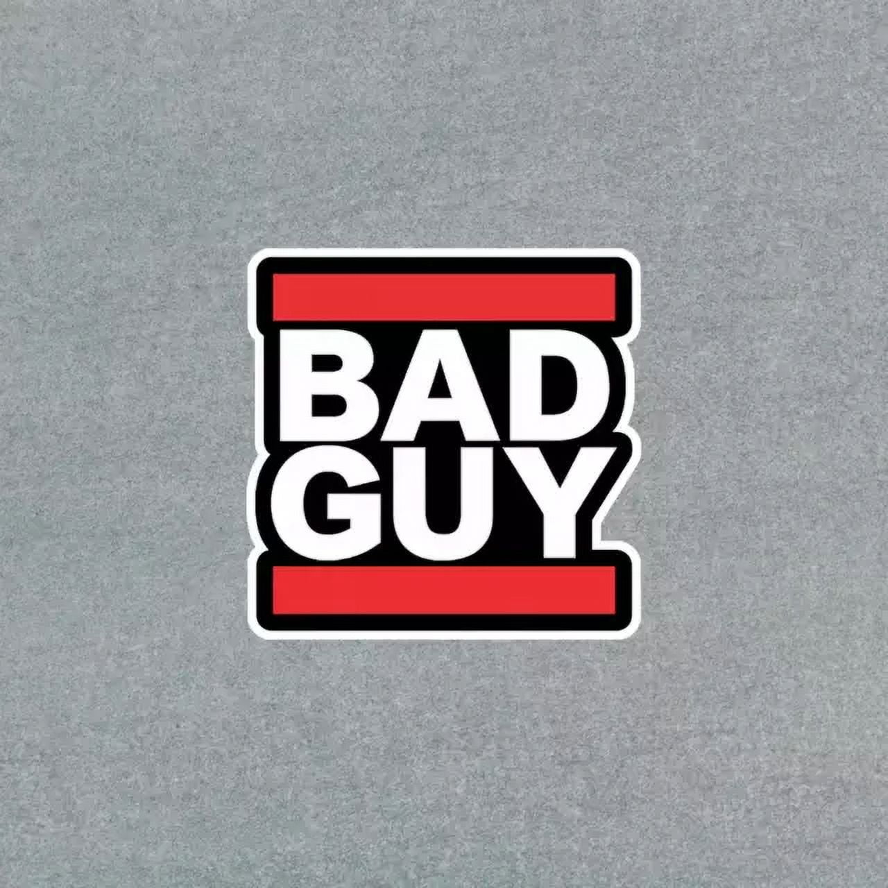 Bad Guy Graphic Sticker - Villain Design For Laptops & Carsphone Decal ...