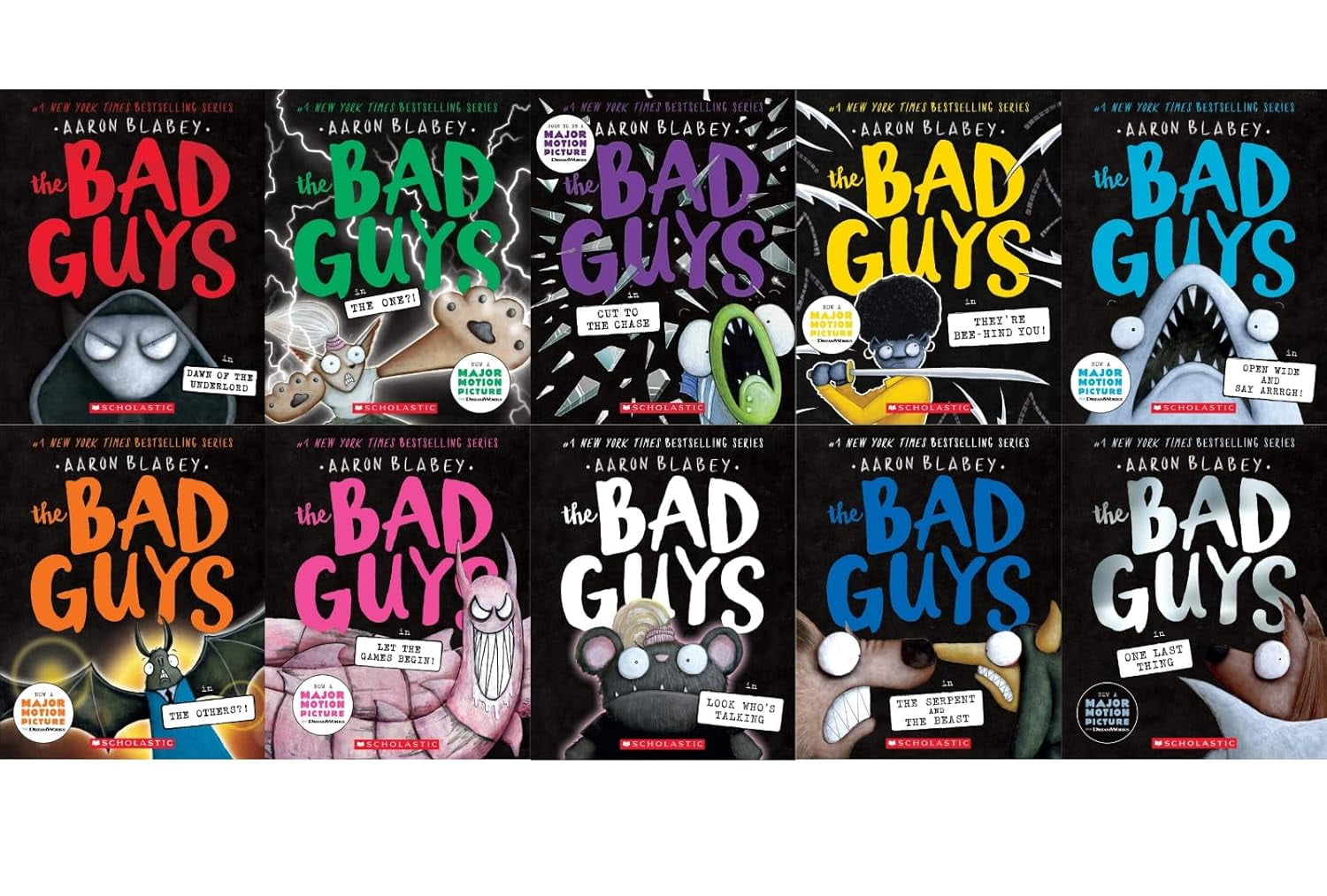 Bad Guys Series 10 Books Collection Set (Book #11- Book #20) - Walmart.com