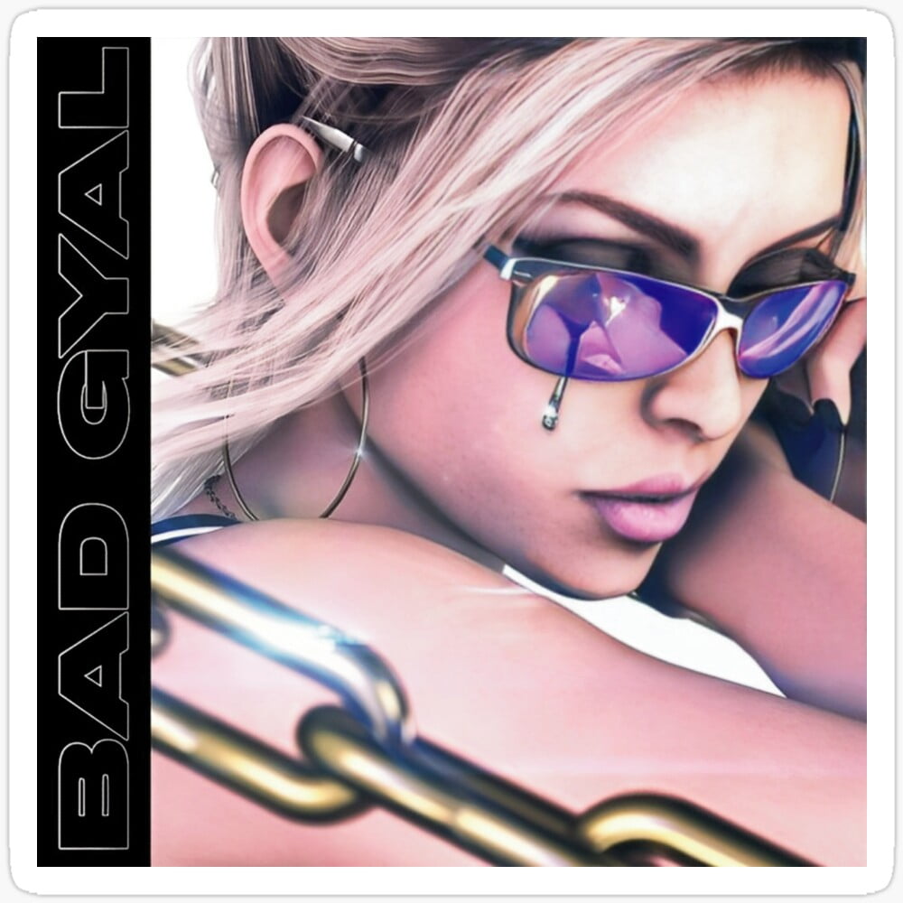 Bad Gyal - Slow Wine Mixtape Sticker Phone Decal Water Bottle Stickers ...