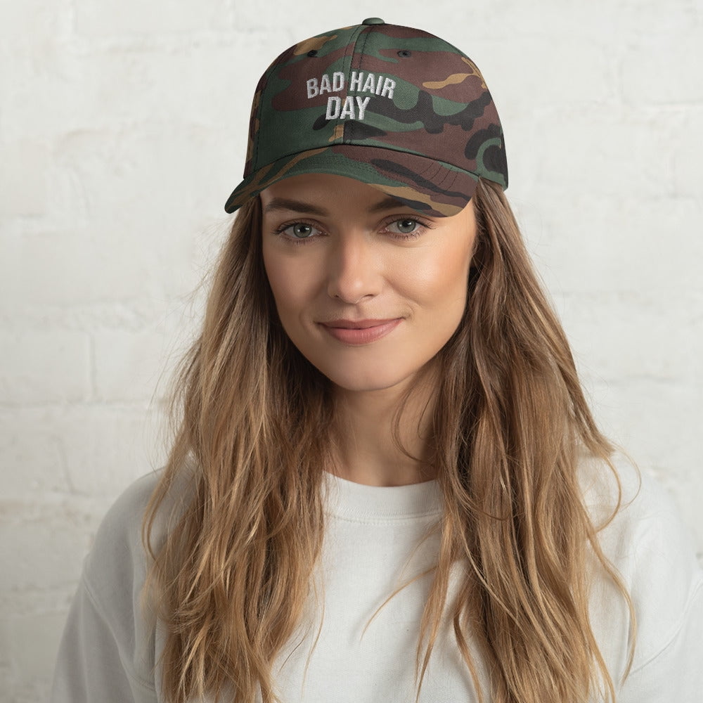 Bad Hair Day Hat, Natural Hair, Funny Workout Dad hat - Walmart.com