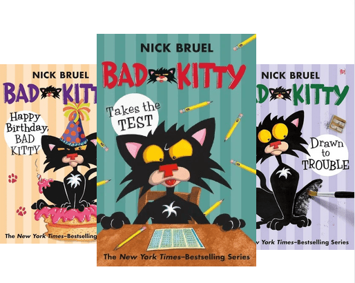 Bad Kitty Set : Bad Kitty Takes The Test; Bad Kitty Drawn To Trouble ...