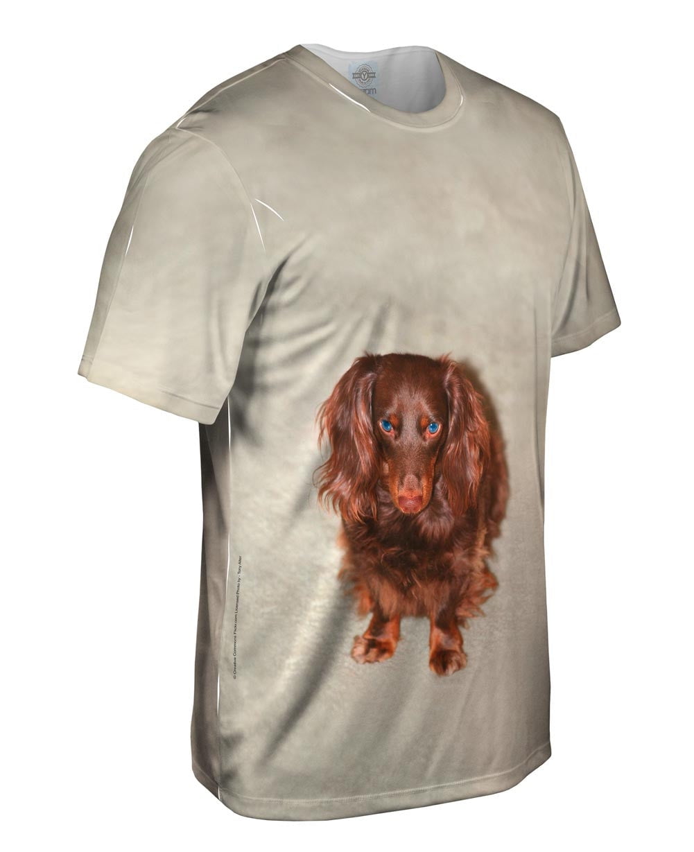 Bad Mood Chocolate Dachshund Mens T-Shirt All Over Print - Walmart.com