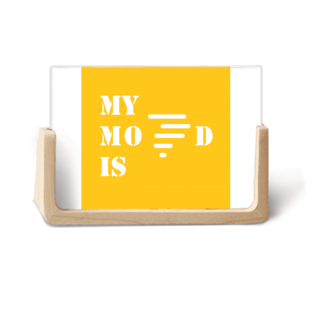 Bad Mood Windy Weather Art Deco Fashion Photo Wooden Photo Frame ...