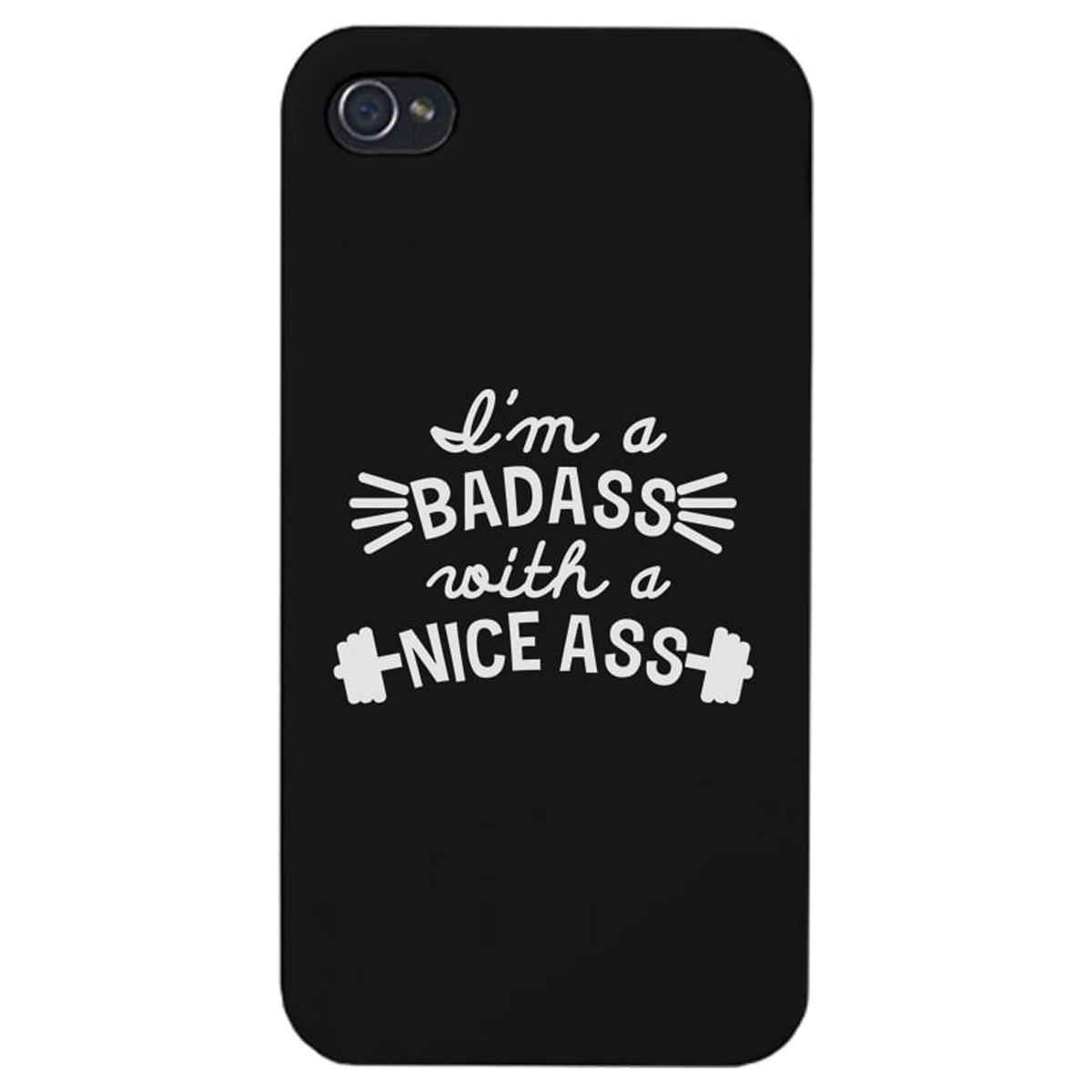 Bad Nice Ass Phone Case Funny Workout Gift Phone Case - Walmart.com