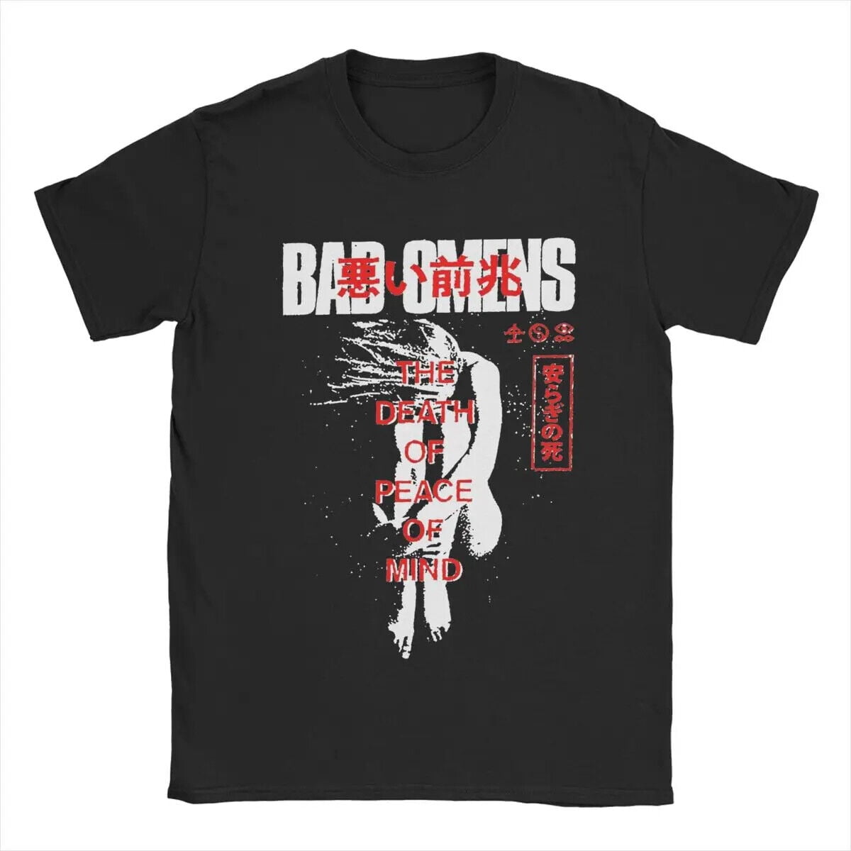 Bad Omens The Death Of Peace Of Mind Men T Shirts Funny Tee Shirt Short ...