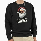 Bad St. Nick Energy Funny Christmas Graphic Aesthetic Vintage Unisex ...