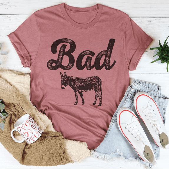 Bad Tee Mauve S Peachy Sunday T-Shirt - Walmart.com