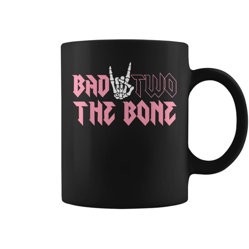 Bad Two The Bone Party Decorations Boy Girl 2Nd Birthday Coffee Mugs ...