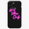 Bad Vibes Only Funny Irony Design iPhone Case 17 16 15 14 13 12 11 Pro ...