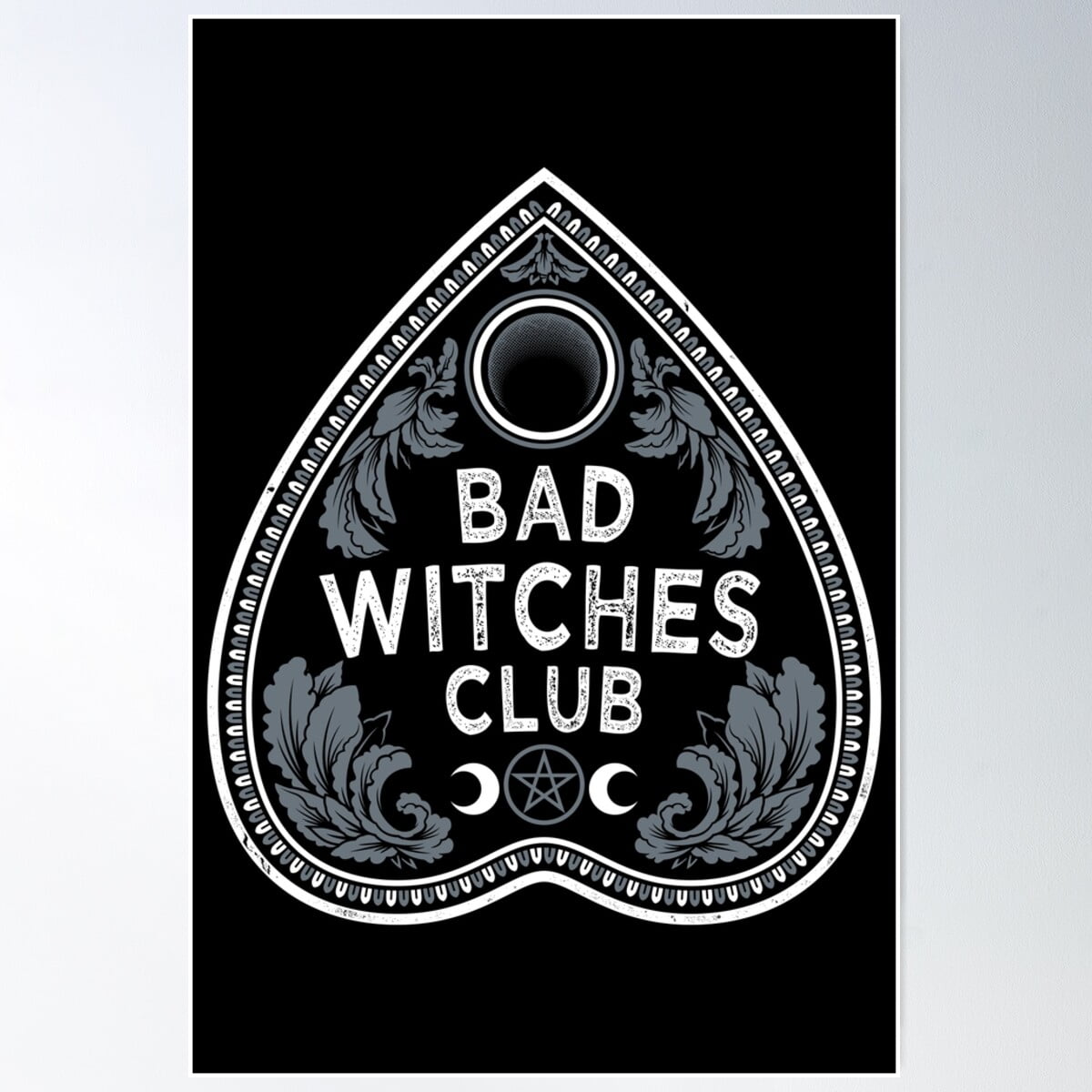 Bad Witches Club - Goth - Occult - Planchette - Witch Poster Wall Art ...