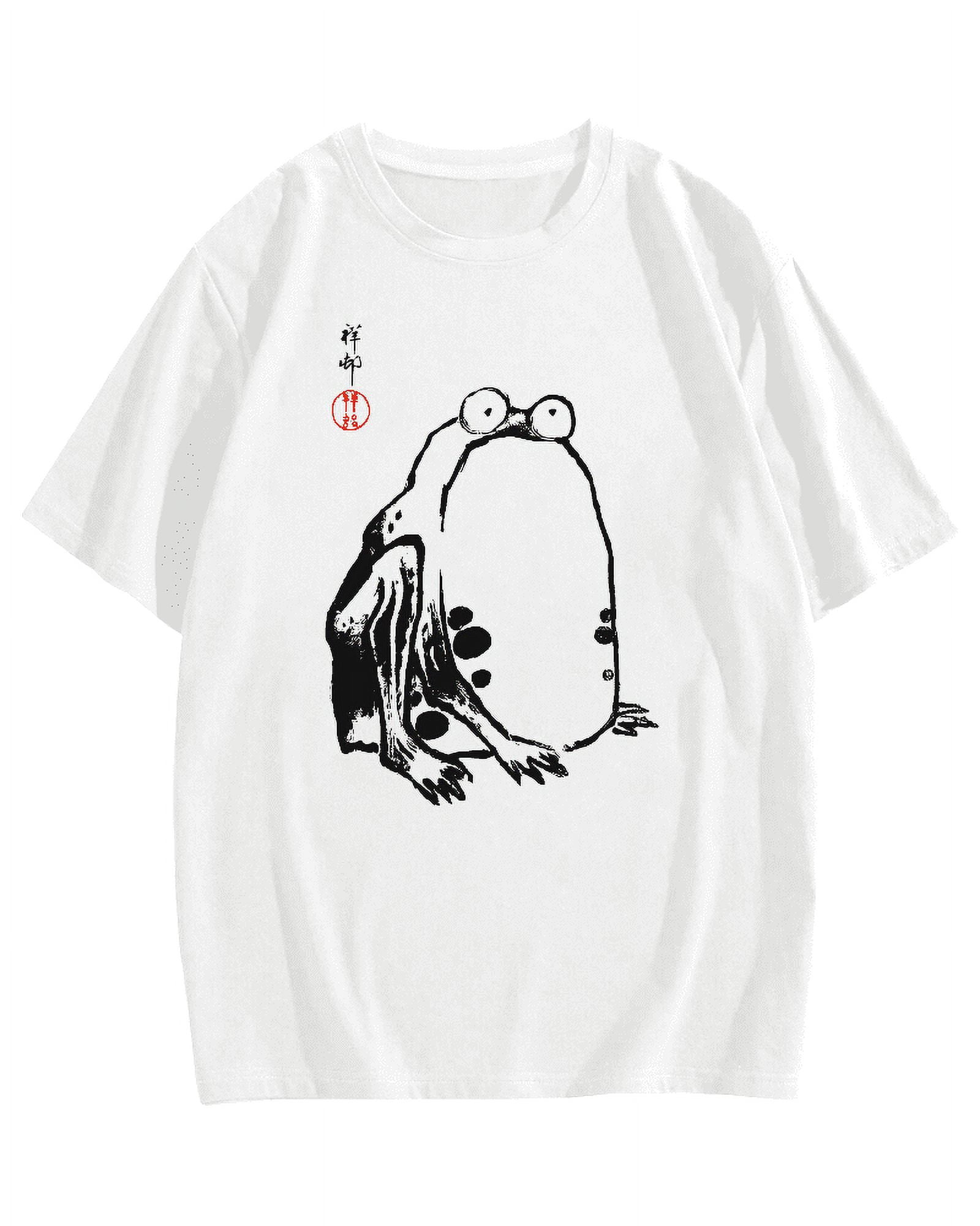 Bad tempered frog Cotton casual T-shirt - Walmart.com