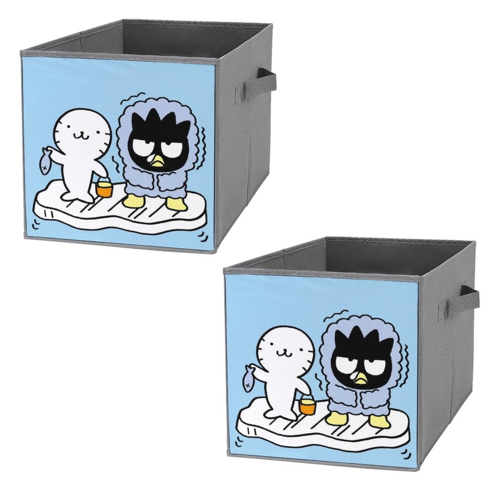 BadBadtz-maru Children's folding storage box 2PCS - Walmart.com