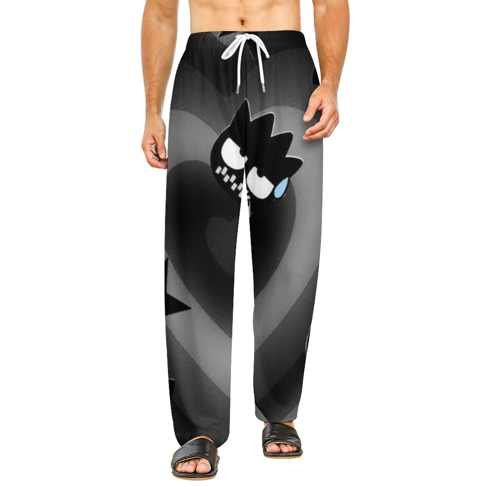 BadBadtz-maru Men's elastic waist straight leg pajama pants S - Walmart.com