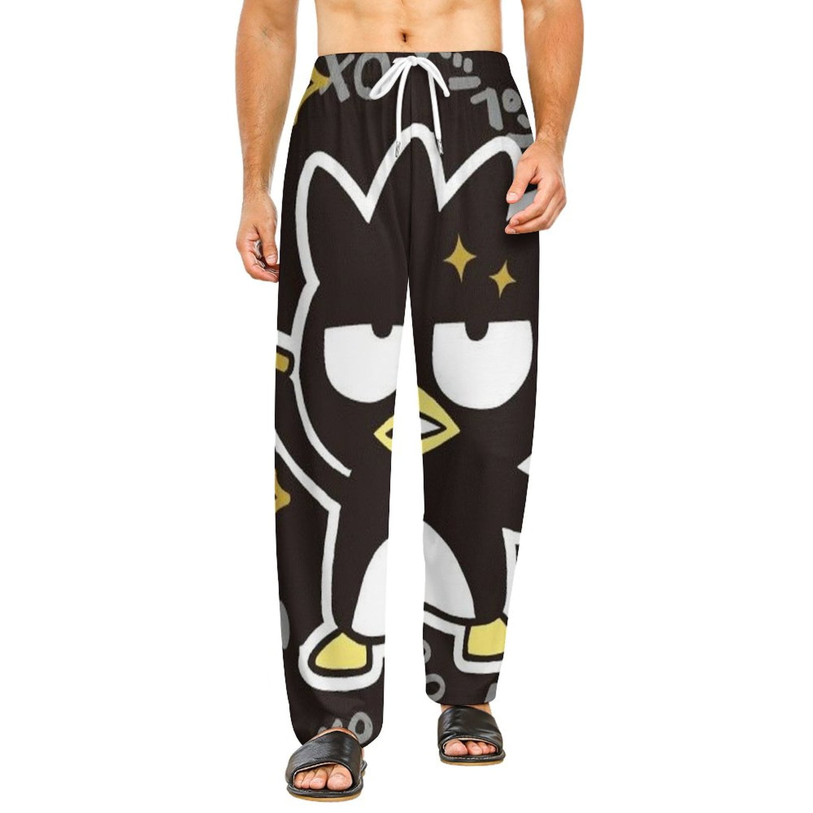 BadBadtz-maru Men's elastic waist straight leg pajama pants S - Walmart.com