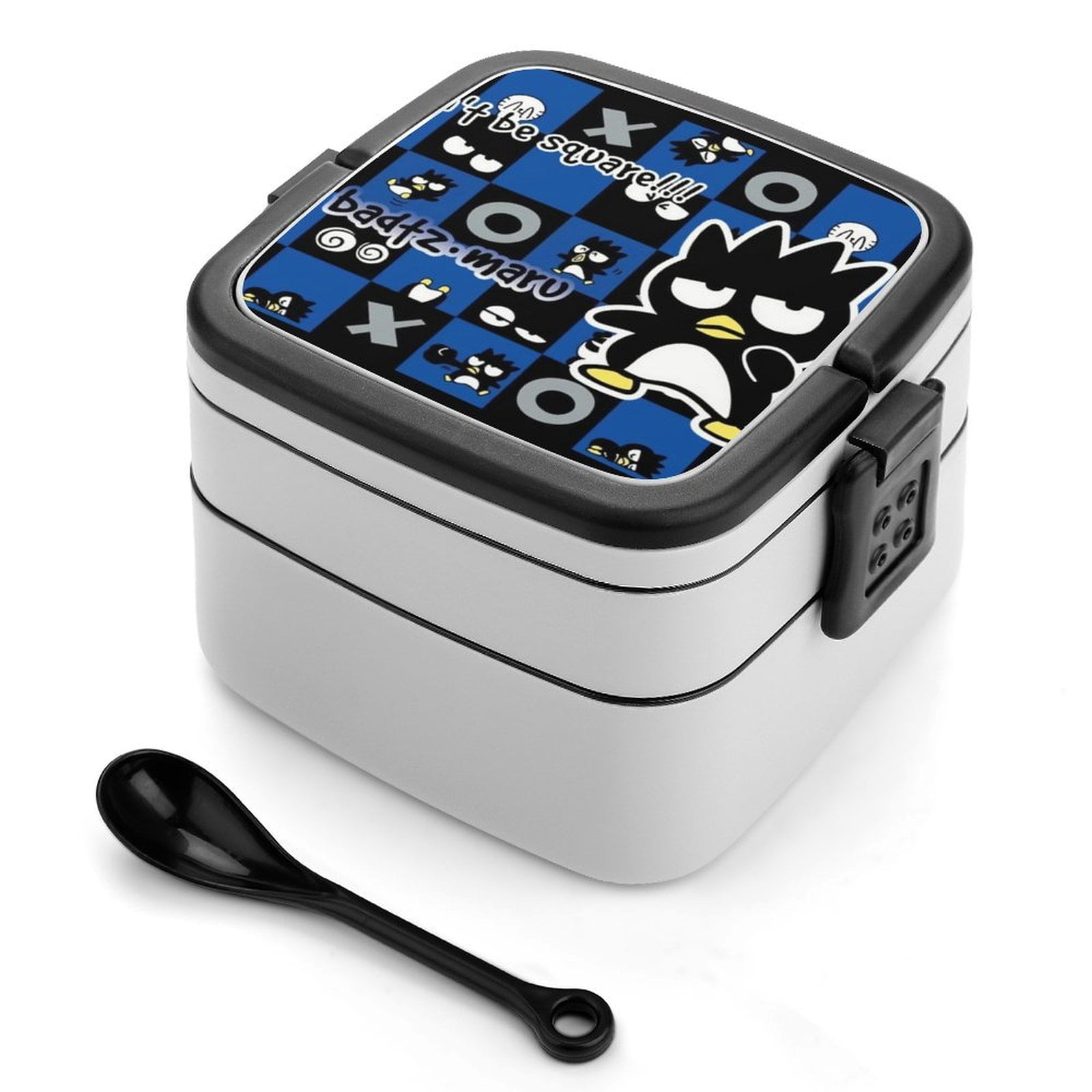 BadBadtz-maru Reusable Bento Boxes Lunch Box Double Layer Stackable ...
