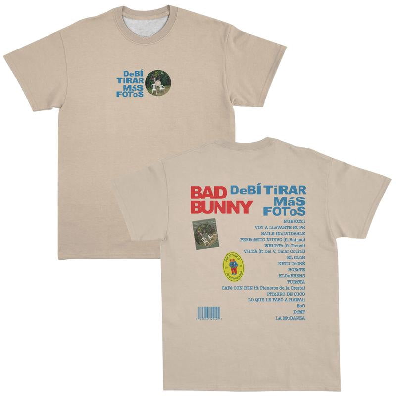 BadBunny DTMF Shirt Debi Tirar Mas Fotos Album Merch Vintage Rapper T ...