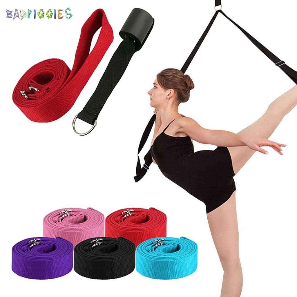 BadPiggies 10ft Adjustable Yoga Strap Leg Stretcher Ballet Stretch Band ...