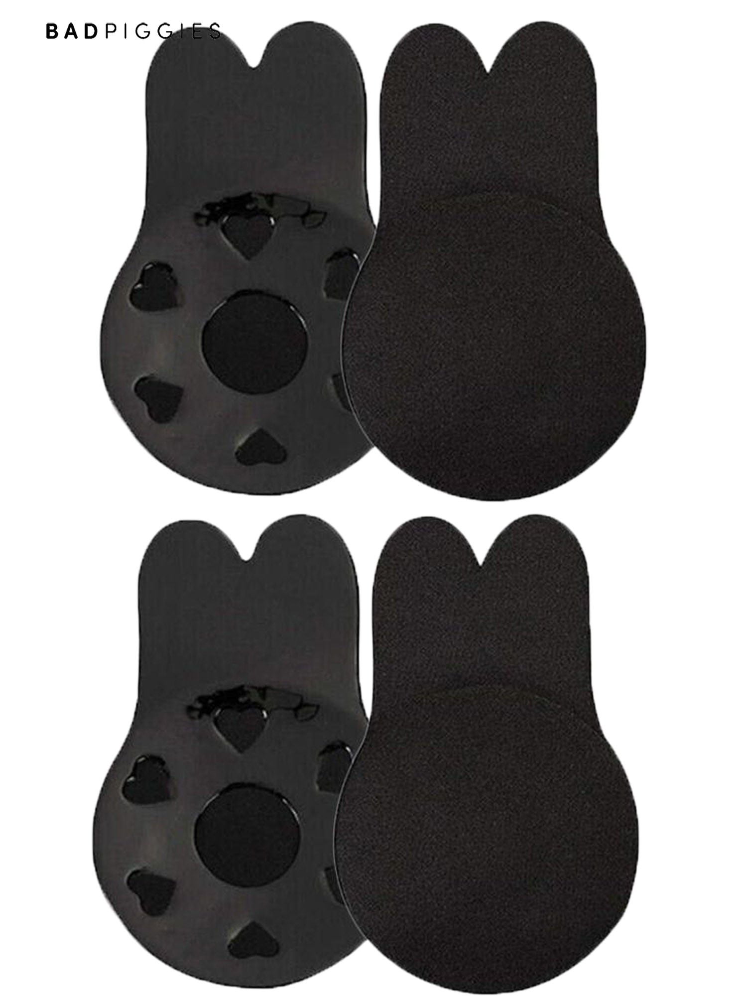 BadPiggies 2 Pairs Rabbit Ear Women Invisible Bra Self Adhesive ...