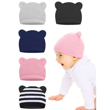Zando Newborn Girls Cotton Beanie and Mitten Set, Infant Clothing, Warm ...