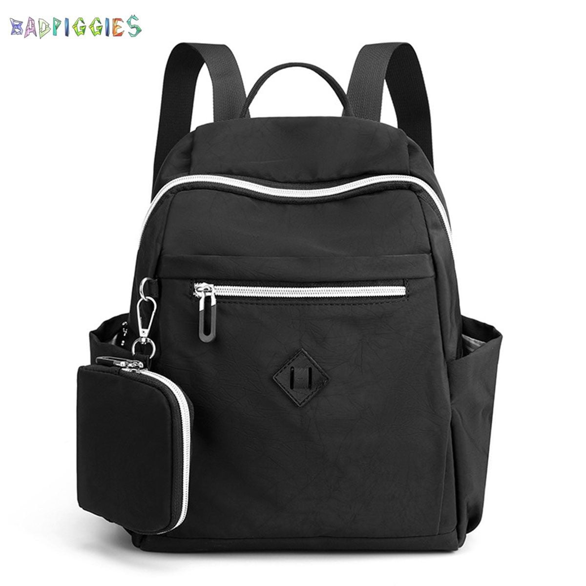BadPiggies Casual Small Backpack Waterproof Nylon Purse Lightweight ...