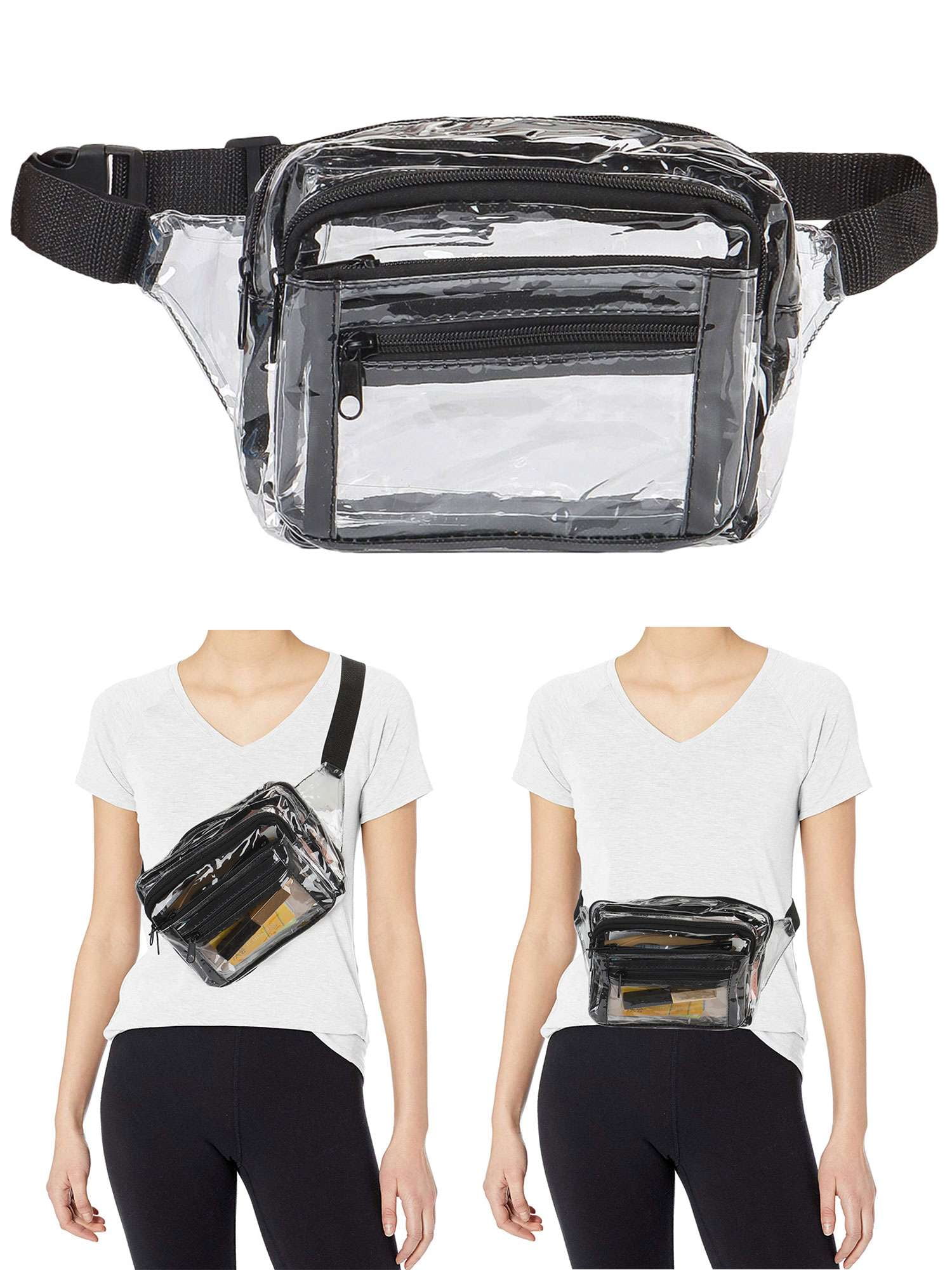 BadPiggies Clear Fanny Pack for Women Men, Stadium Approved Waist Pack ...