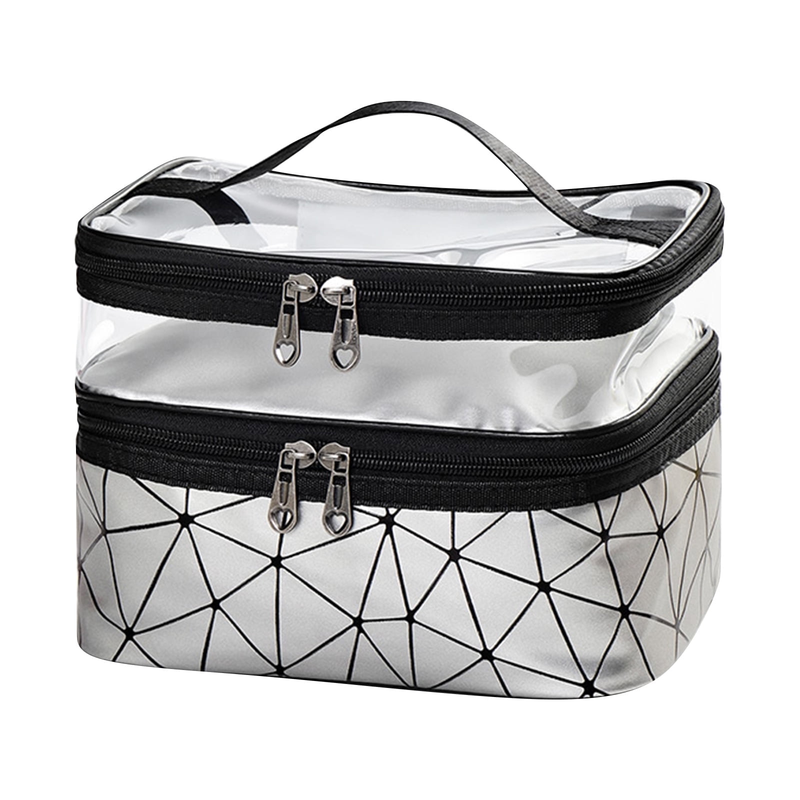 BadPiggies Makeup Bag Double layer Travel Cosmetic Cases Waterproof ...