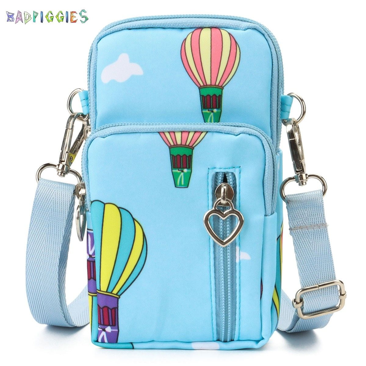 BadPiggies Mini Crossbody Cell Phone Pouch, Waterproof Nylon Purse ...