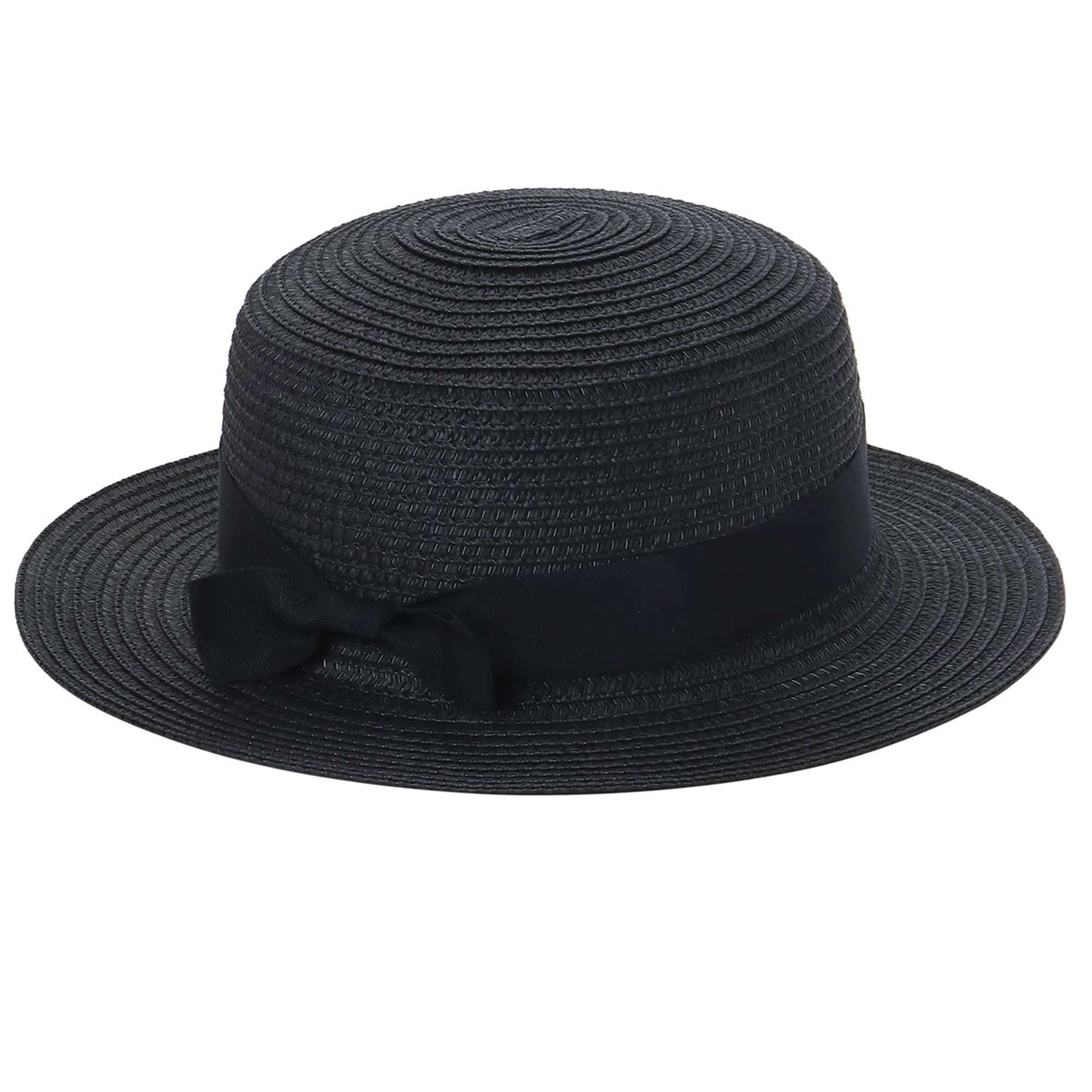 BadPiggies Summer Sun Hat for Women Wide Brim Sun Protection Straw Hat ...