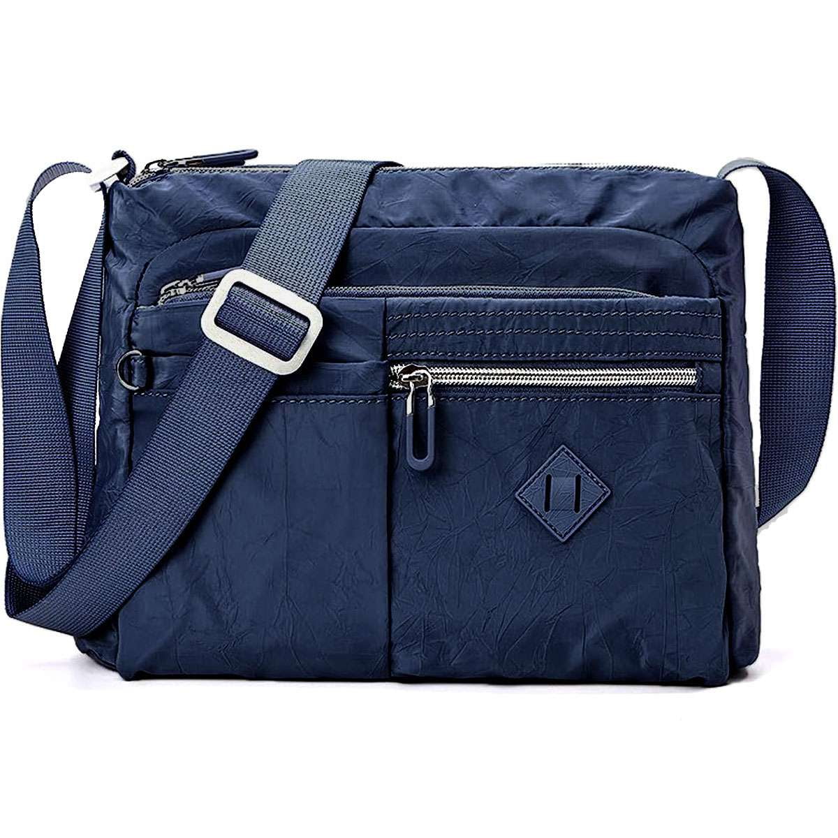 BadPiggies Waterproof Crossbody Bag for Women Nylon Messenger Bag ...