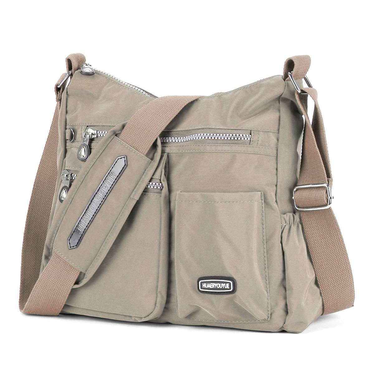 BadPiggies Women Nylon Crossbody Bag Waterproof Lightweight Shoulder ...