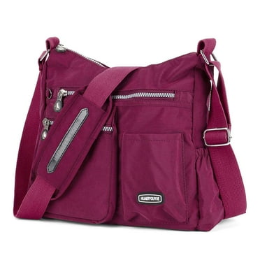 LAVA Women Crossbody Bags Waterproof Nylon Shoulder Purse Travel ...